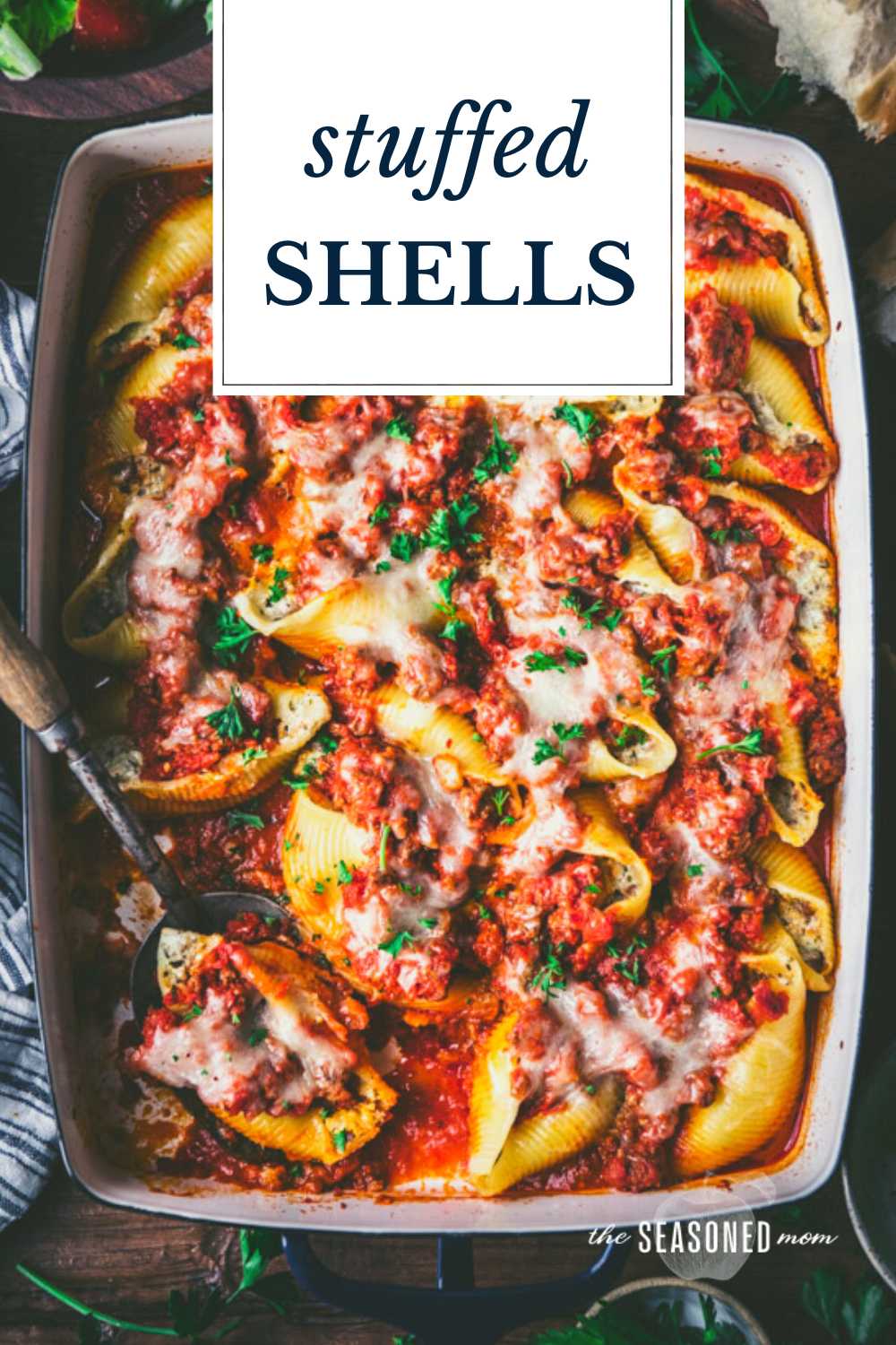 The Best Stuffed Pasta Shells - The Seasoned Mom