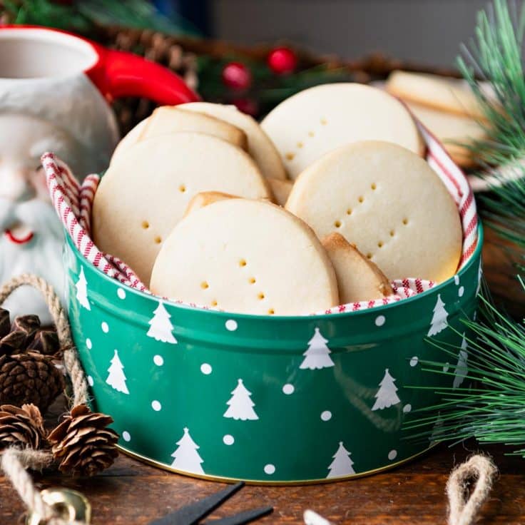 3-Ingredient Scottish Shortbread Cookies - The Seasoned Mom