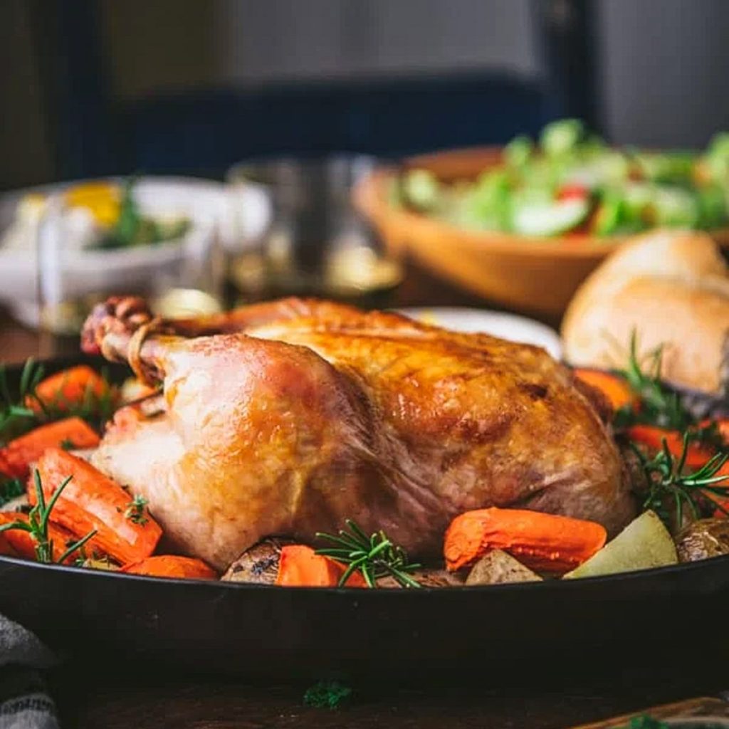 Whole Roasted Chicken {Super Crispy Skin!} - The Seasoned Mom