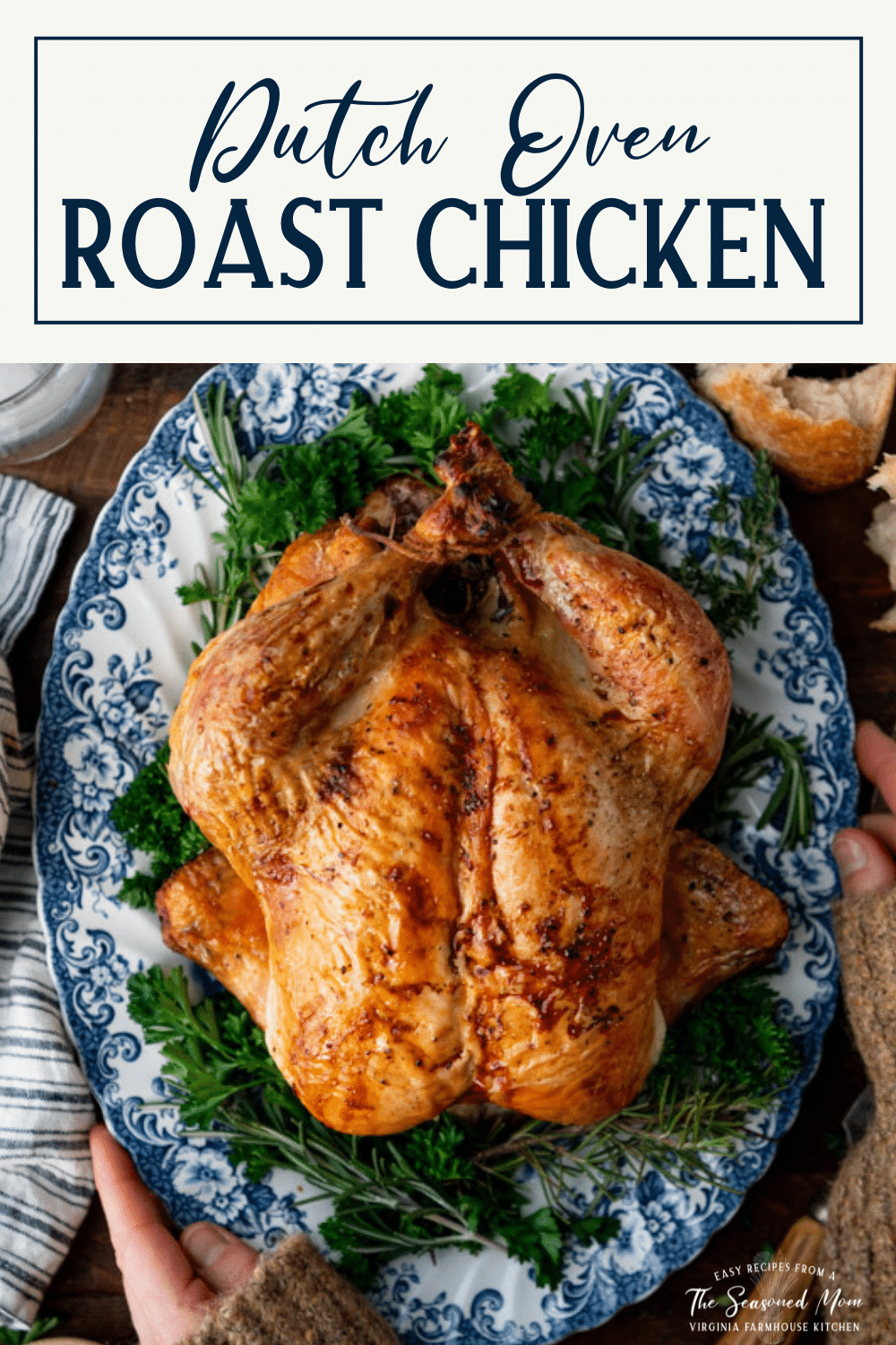 Crisp and Juicy Dutch Oven Chicken - The Seasoned Mom