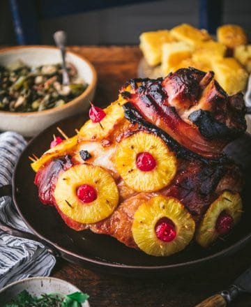 Pineapple Glazed Ham - The Seasoned Mom