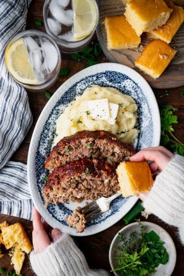 Southern Meatloaf Recipe - The Seasoned Mom