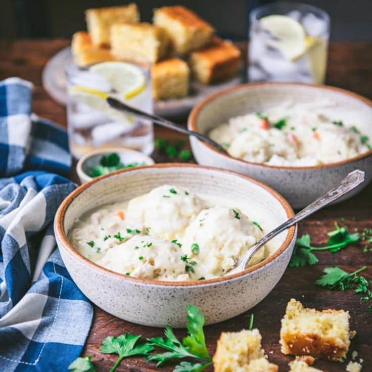 Chicken and Bisquick Dumplings Recipe | The Seasoned Mom
