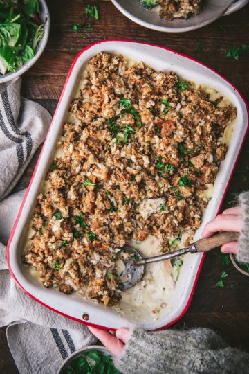 Chicken Broccoli Stuffing Casserole - The Seasoned Mom