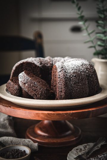 Chocolate Bundt Cake {Using Cake Mix!} - The Seasoned Mom
