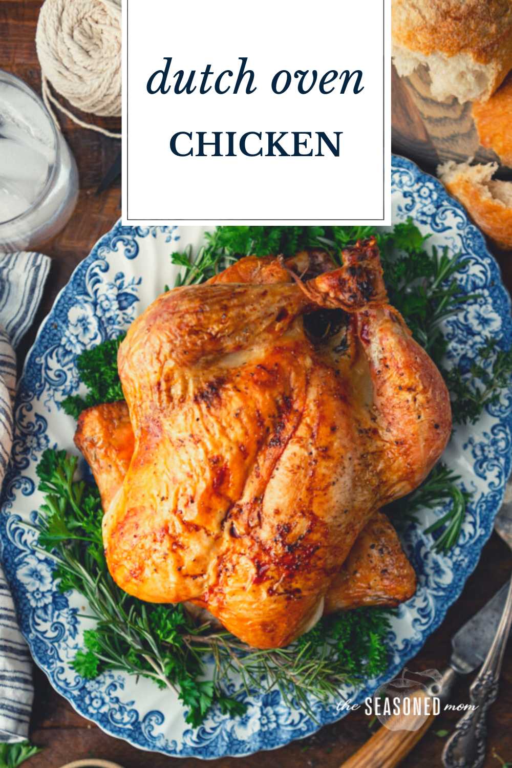 Crisp and Juicy Dutch Oven Chicken - The Seasoned Mom