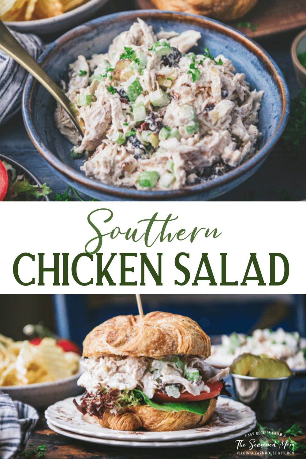 Southern Chicken Salad Recipe - The Seasoned Mom