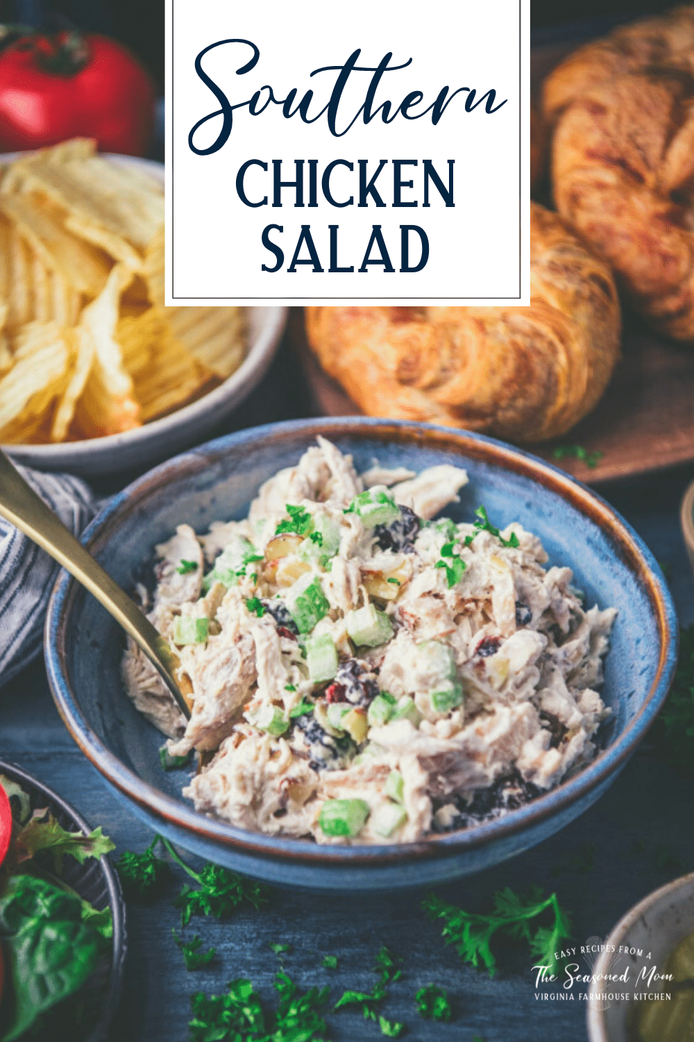 Southern Chicken Salad Recipe - The Seasoned Mom