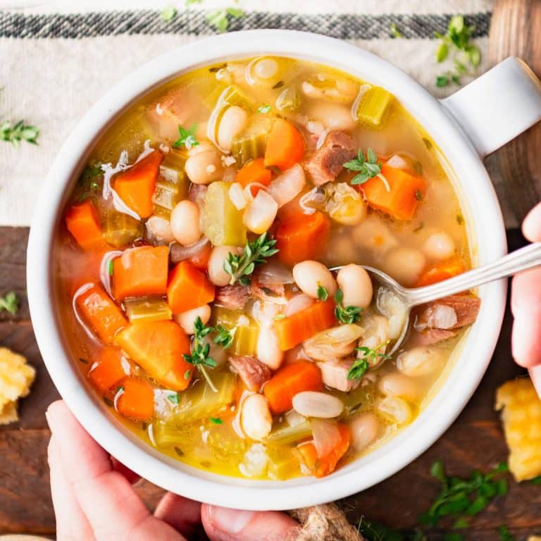 15 Bean Soup with Sausage - The Seasoned Mom