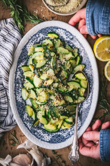 Sautéed Zucchini - The Seasoned Mom