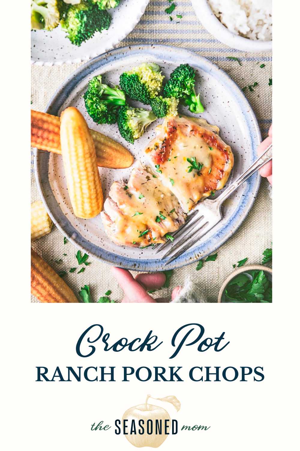 Crock Pot Ranch Pork Chops - The Seasoned Mom