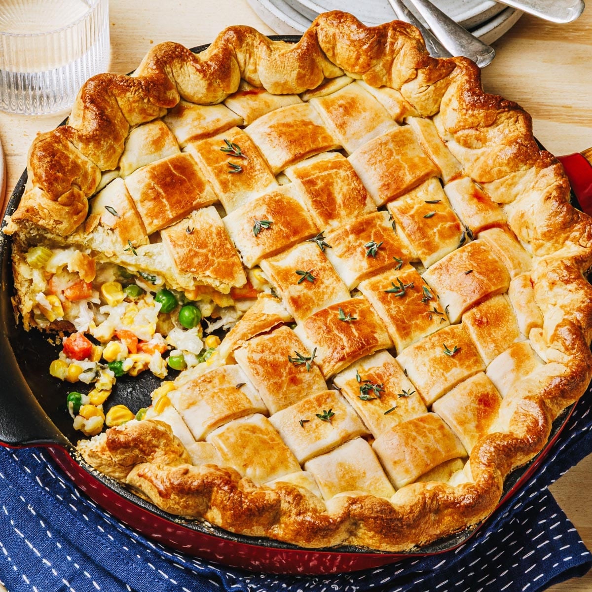 Mom's Easiest Chicken Pot Pie - The Seasoned Mom