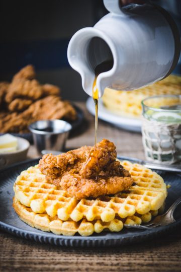 Chicken and Waffles - The Seasoned Mom