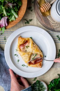 Puff Pastry Ham and Cheese Hot Pockets - The Seasoned Mom