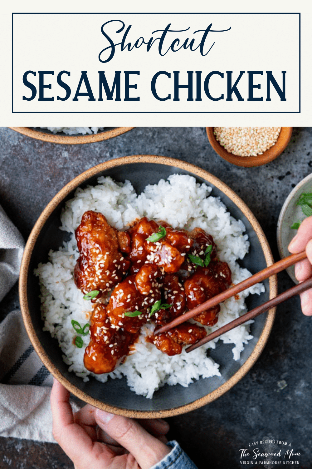 Shortcut Sesame Chicken - The Seasoned Mom