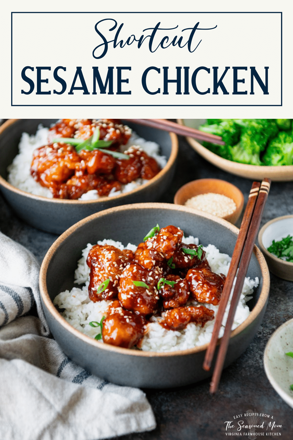 Shortcut Sesame Chicken - The Seasoned Mom