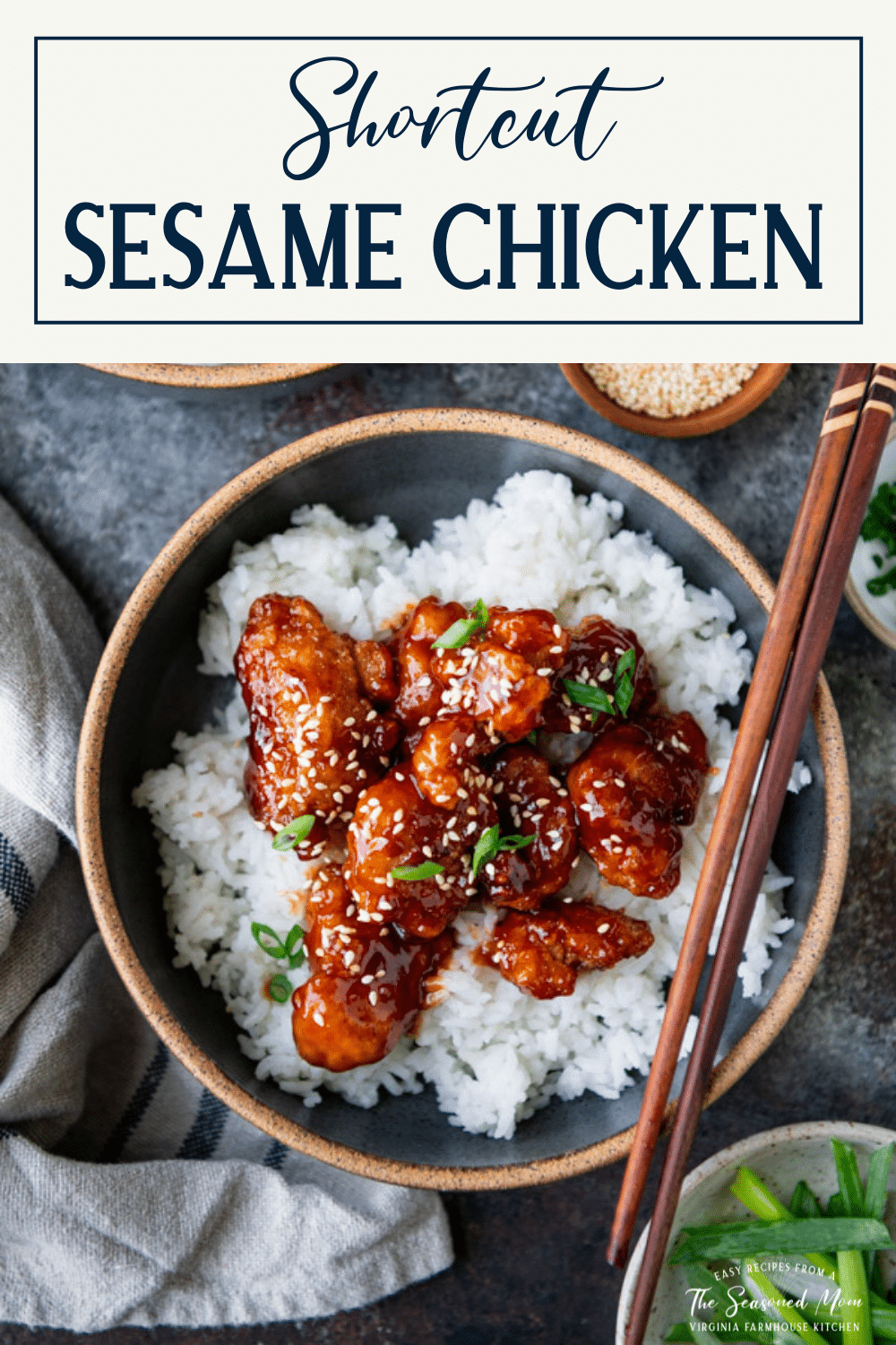 Shortcut Sesame Chicken - The Seasoned Mom