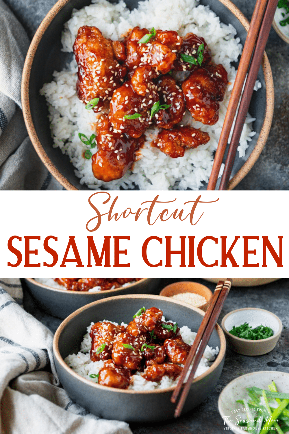 Shortcut Sesame Chicken - The Seasoned Mom