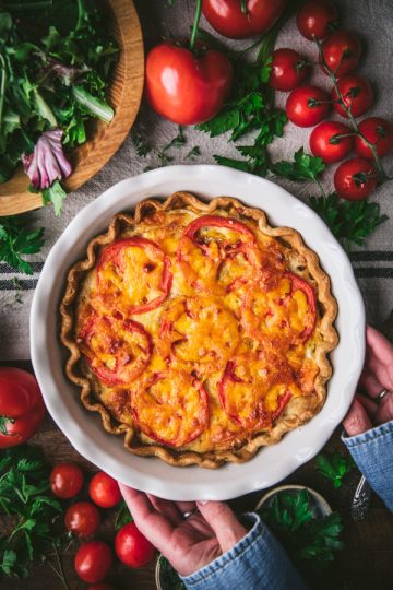 Southern Tomato Pie - The Seasoned Mom