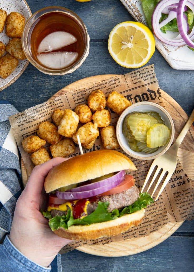 The Best Grilled Burger Recipe - The Seasoned Mom