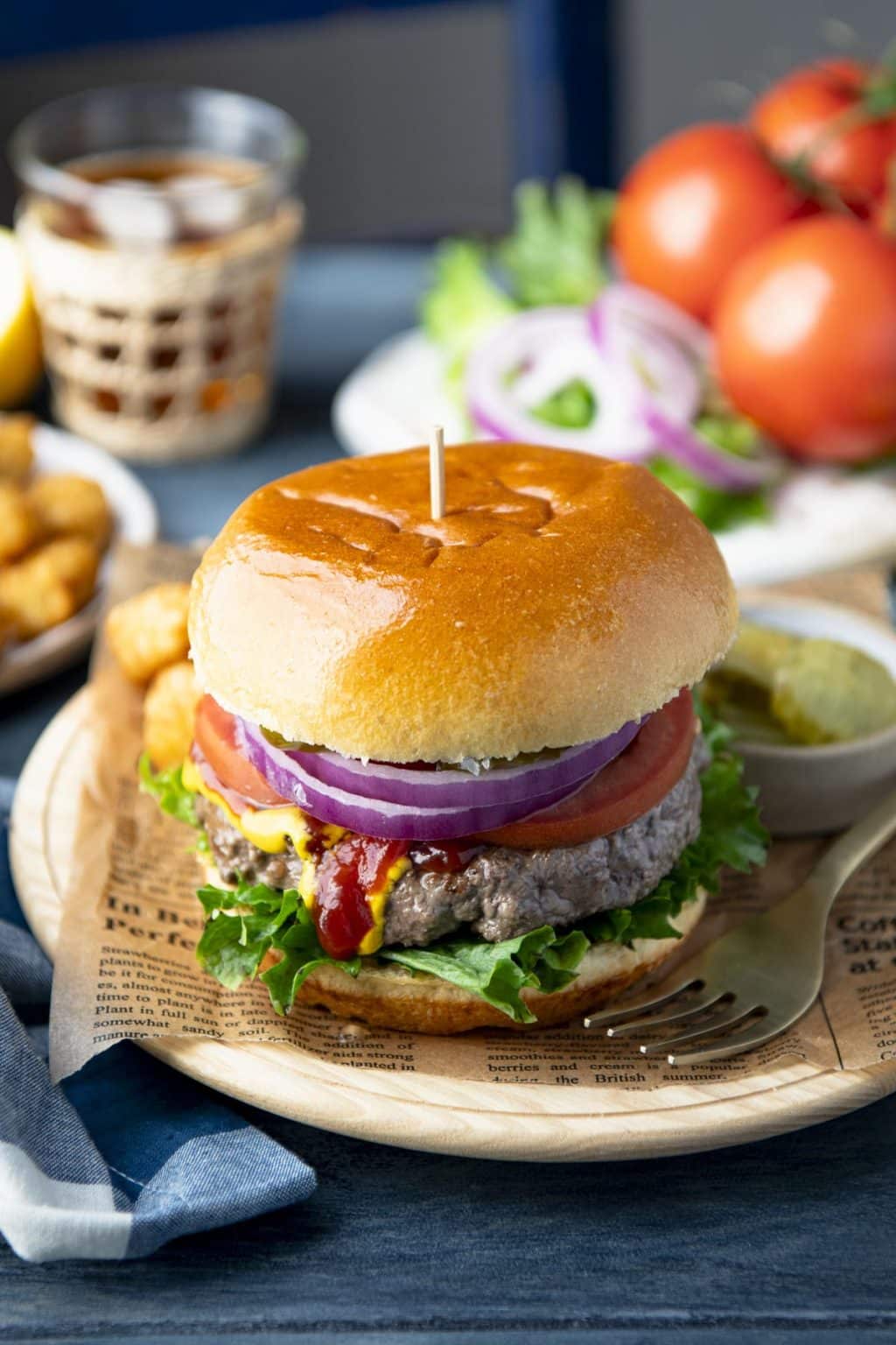 The Best Grilled Burger Recipe - The Seasoned Mom