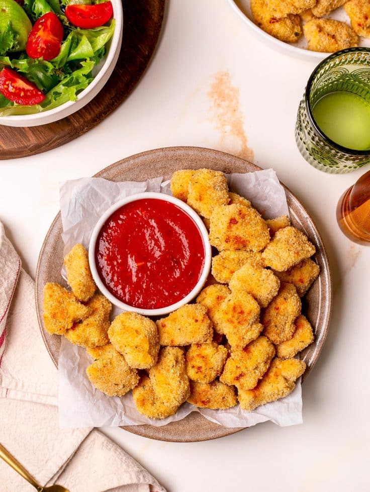 Easy Baked Parmesan Chicken Bites