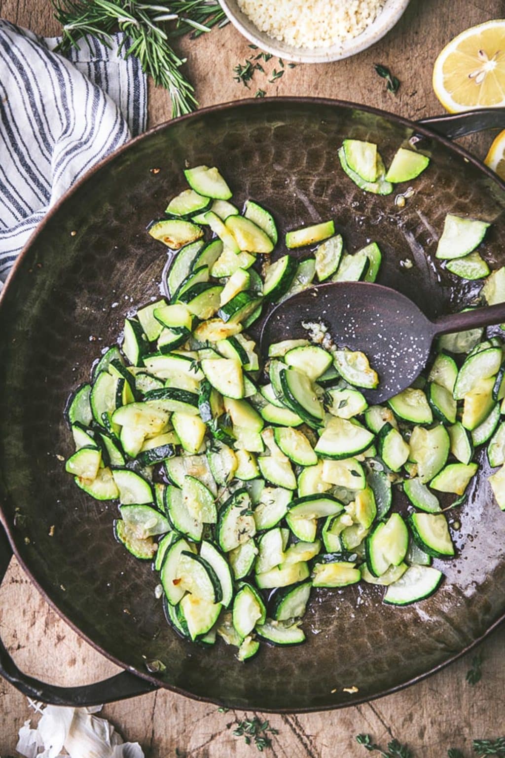 Sautéed Zucchini - The Seasoned Mom