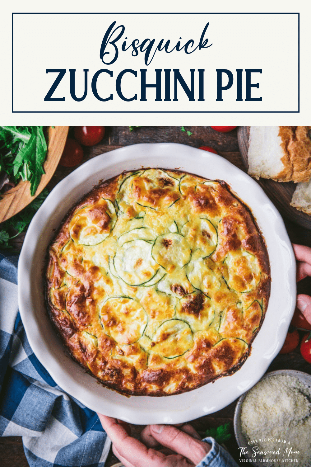Zucchini Pie - The Seasoned Mom