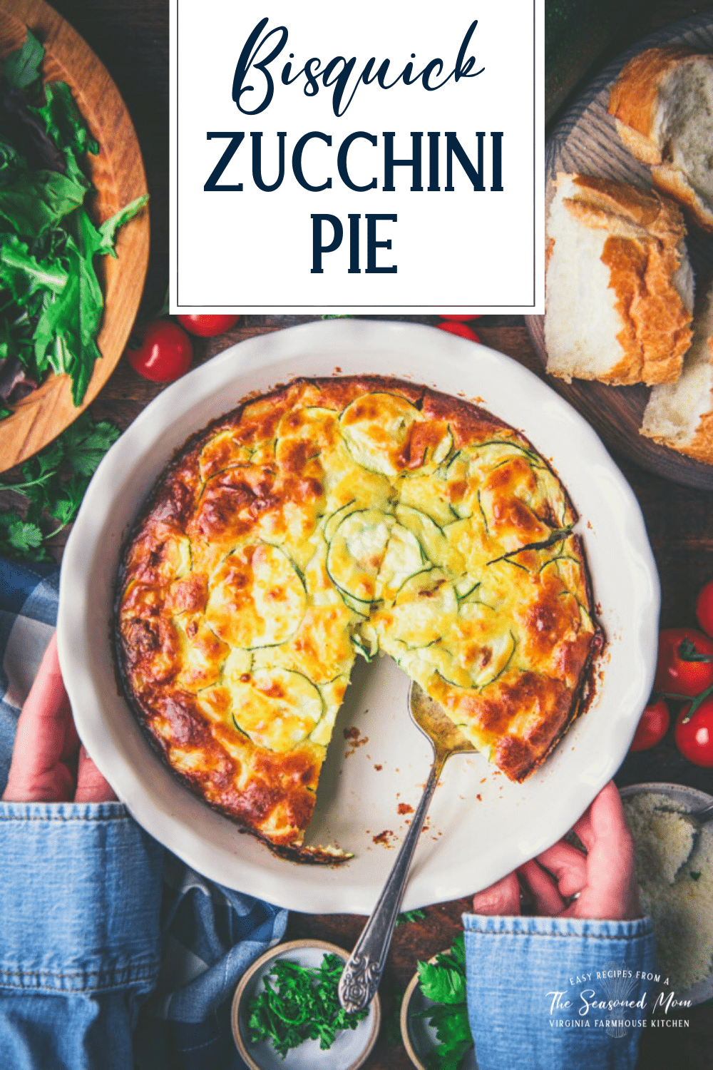 Zucchini Pie - The Seasoned Mom
