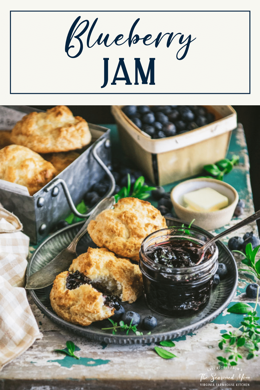 Blueberry Jam - The Seasoned Mom