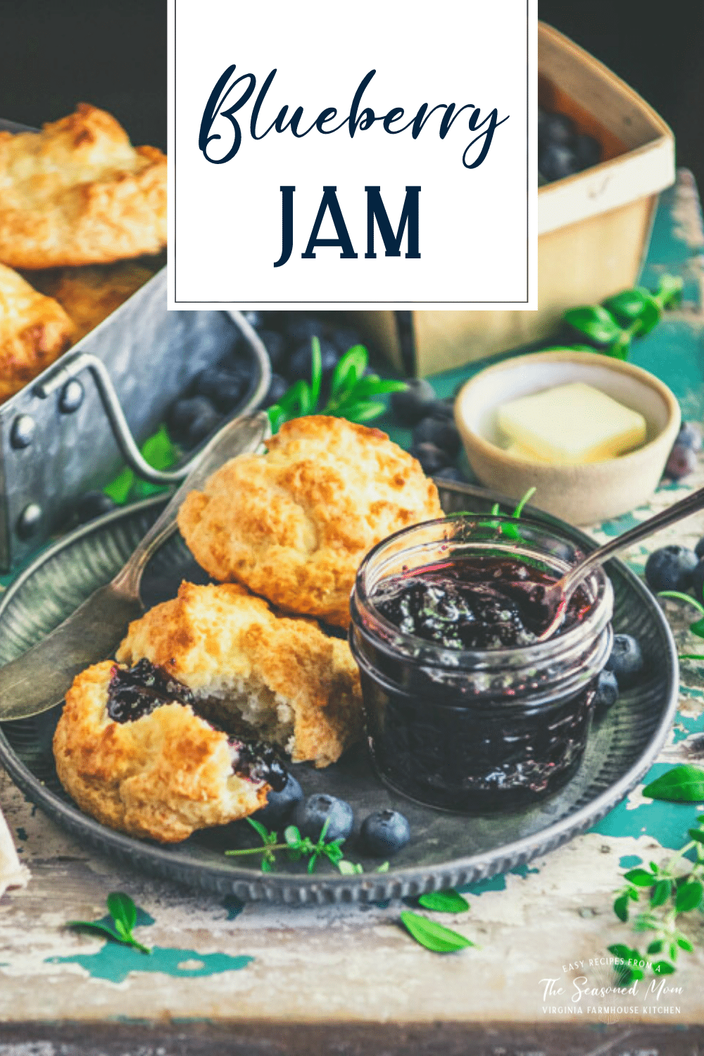 Blueberry Jam - The Seasoned Mom