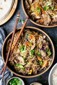 Moo Shu Pork - The Seasoned Mom