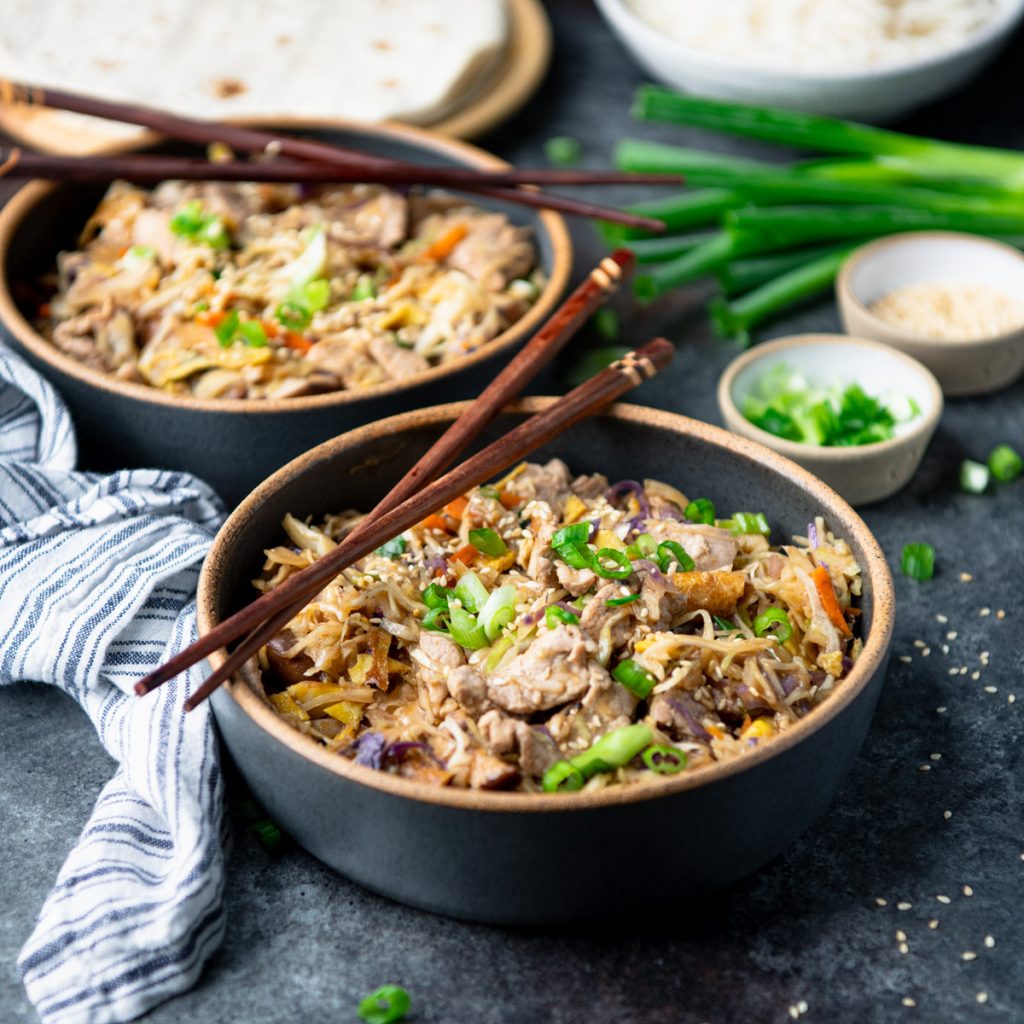 Moo Shu Pork - The Seasoned Mom