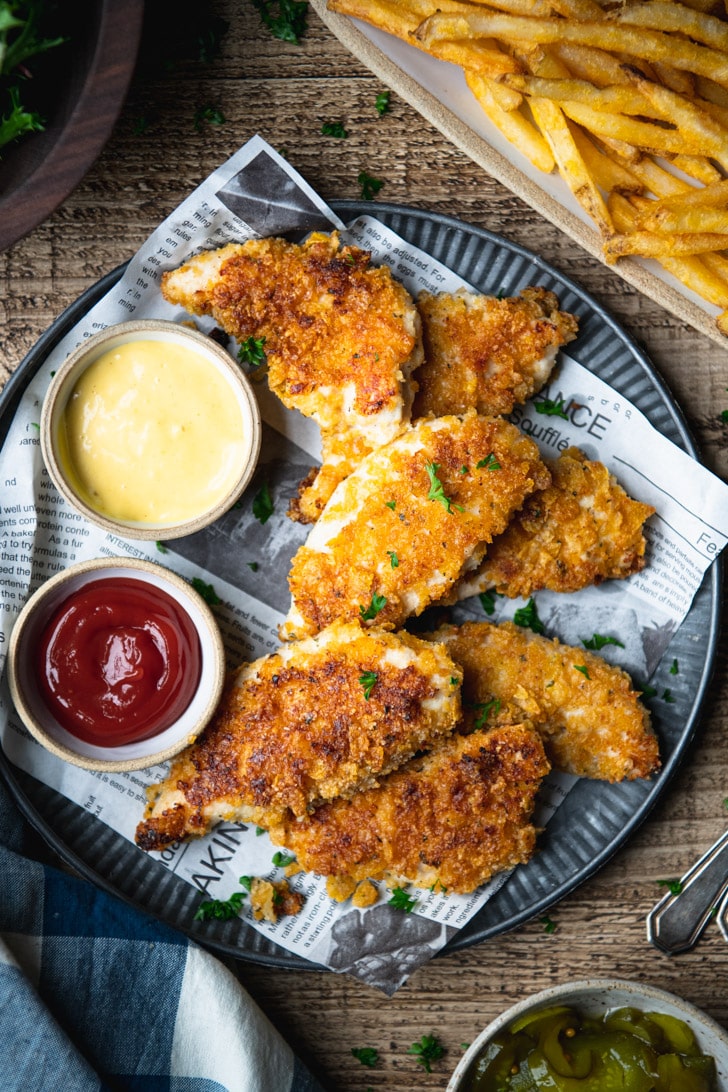 Parmesan Ranch Chicken Tenders Recipe - The Seasoned Mom