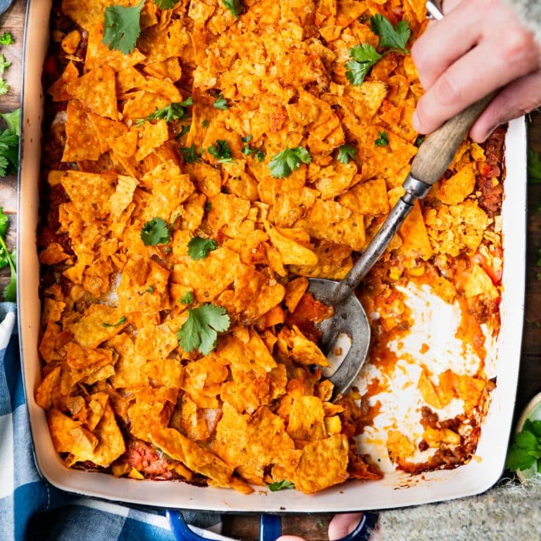 Taco Bake with Fritos - The Seasoned Mom