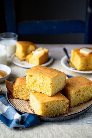 Cornbread with Cake Mix - The Seasoned Mom