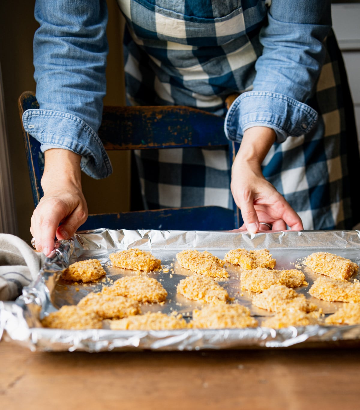 Goldfish Baked Chicken Nuggets - The Seasoned Mom