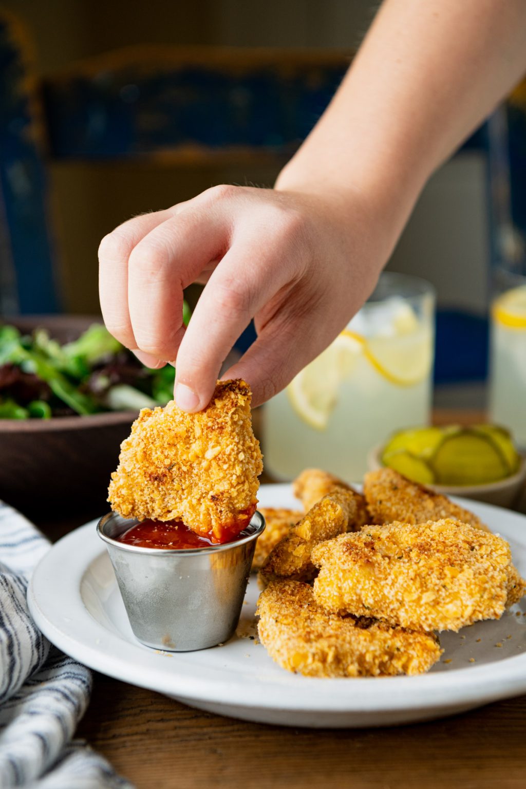 Goldfish Baked Chicken Nuggets - The Seasoned Mom