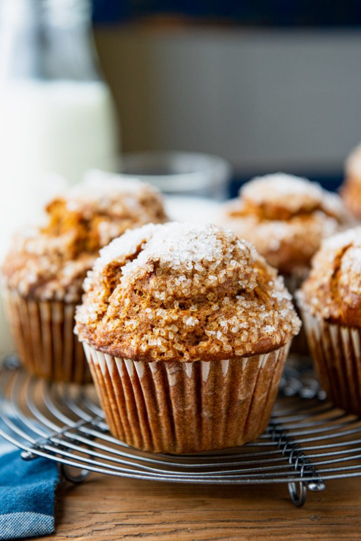 Easy Pumpkin Muffins Recipe | The Seasoned Mom