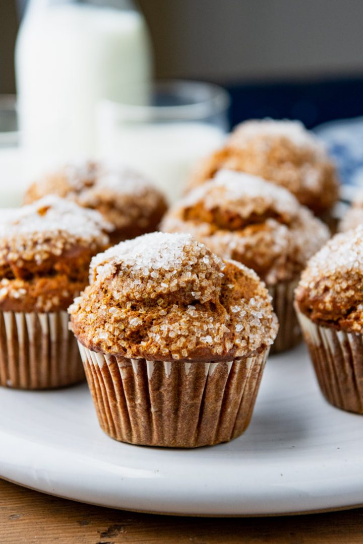 Easy Pumpkin Muffins Recipe | The Seasoned Mom