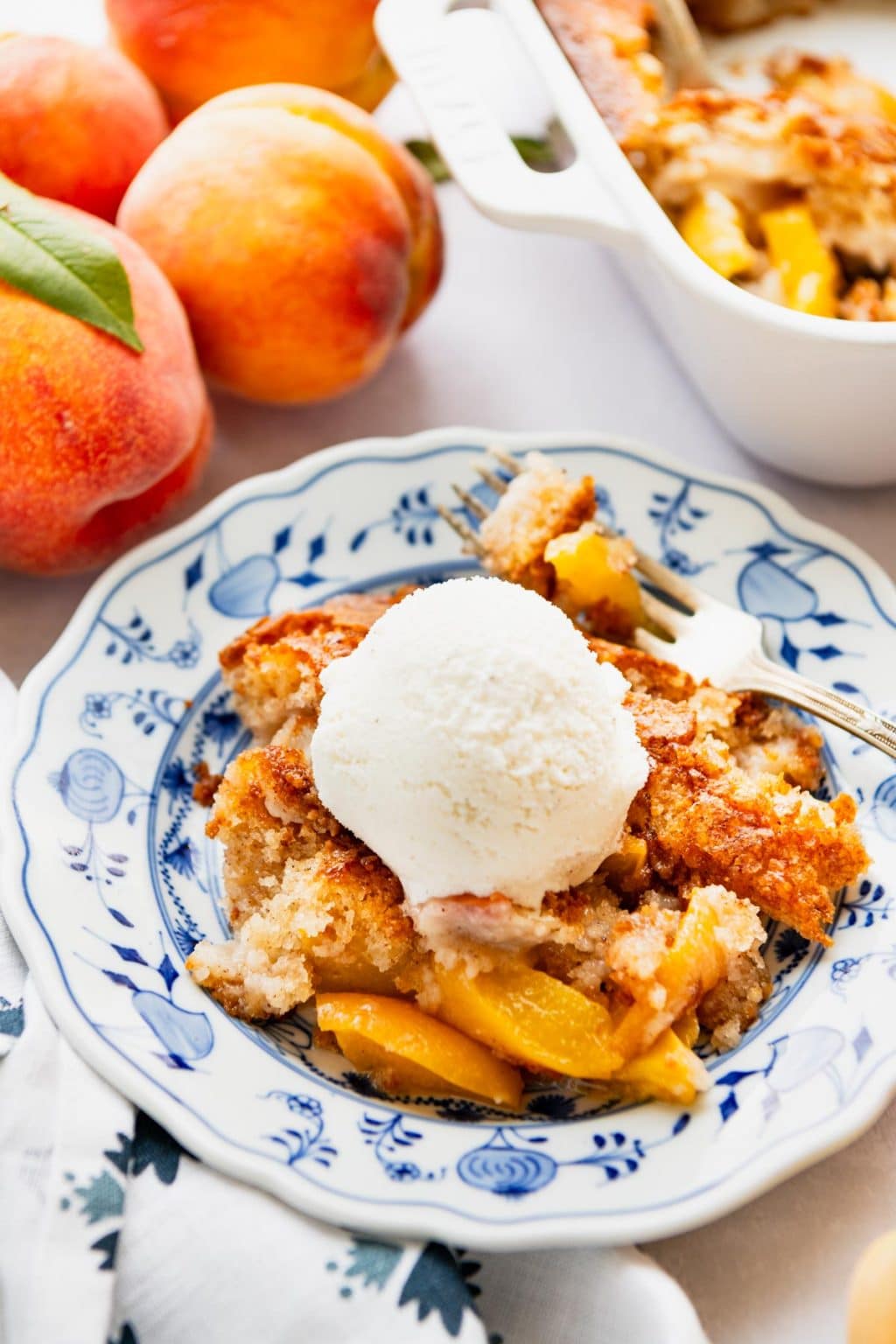 Bisquick Peach Cobbler (Quick & Easy Summer Dessert)