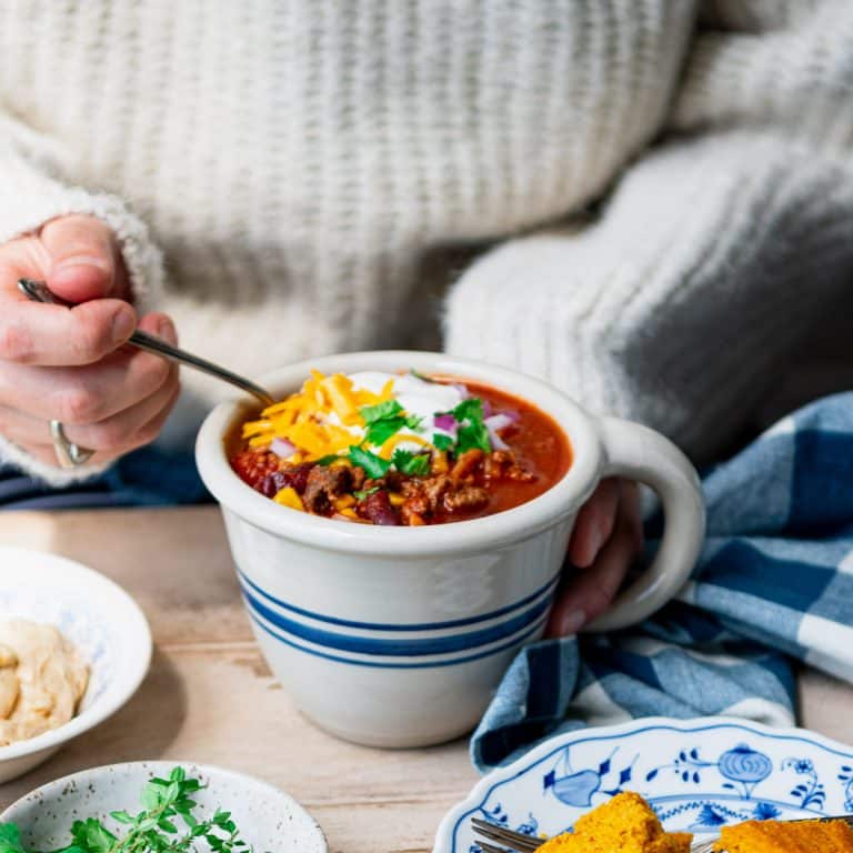 Beef and Beer Chili - The Seasoned Mom