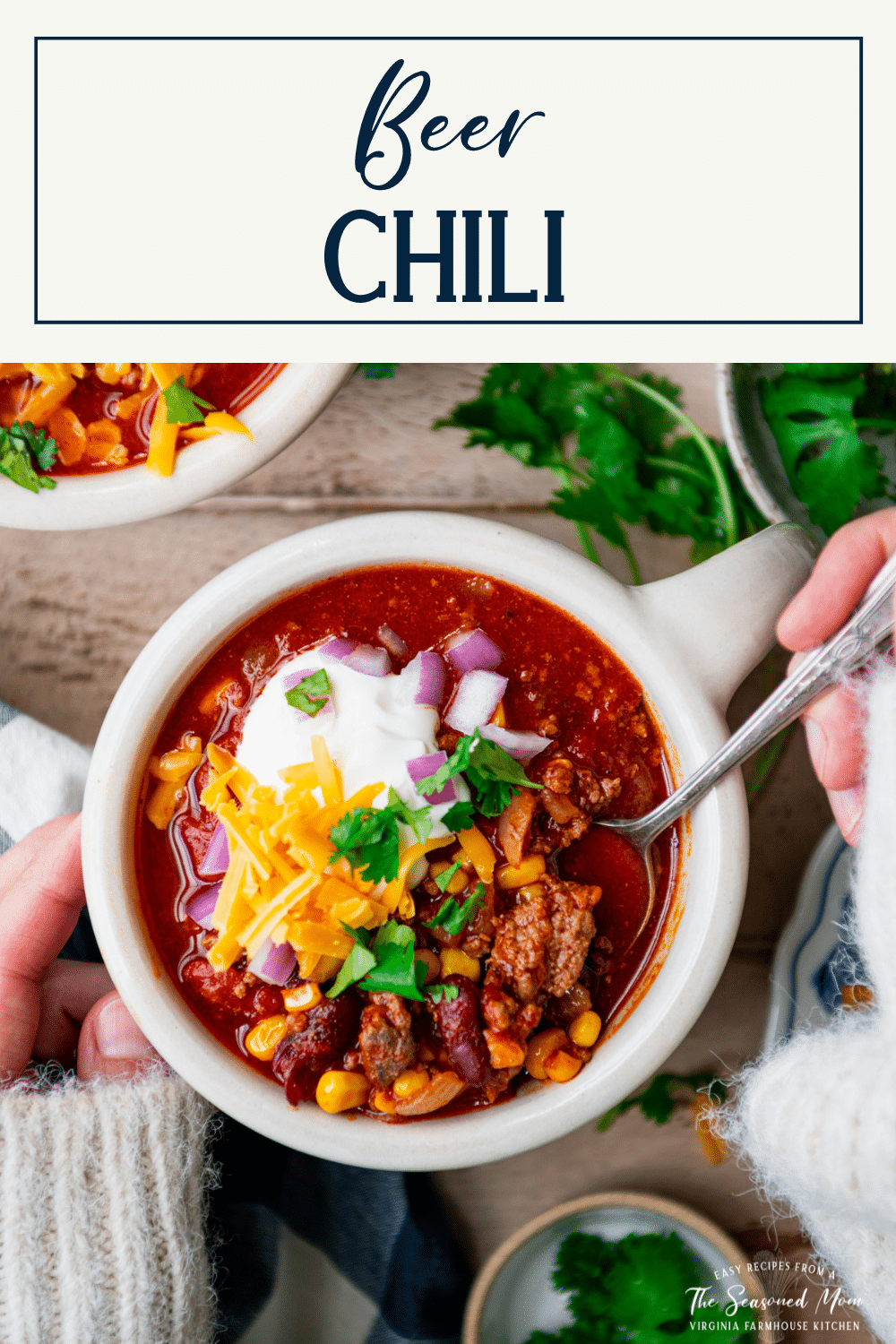 Beef and Beer Chili - The Seasoned Mom