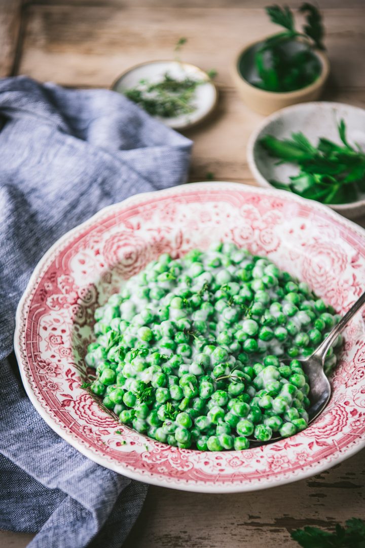 Creamed Peas - The Seasoned Mom