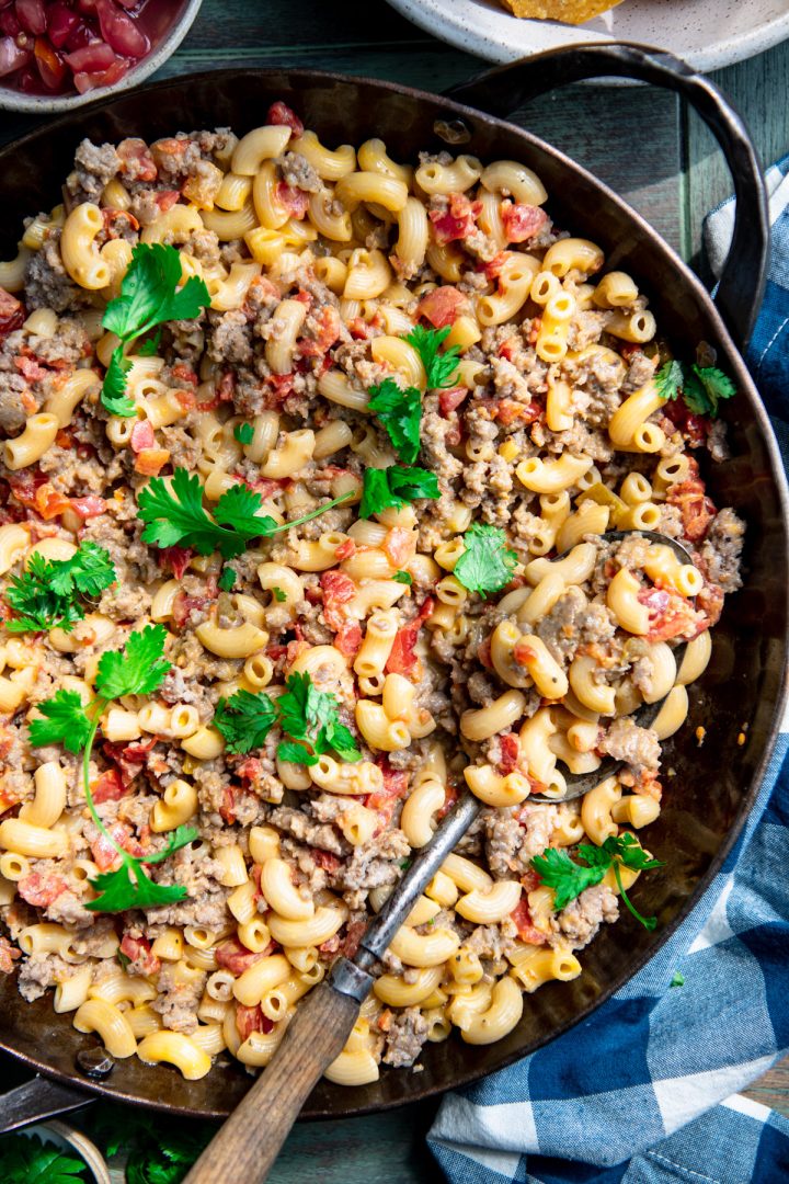 3-Ingredient Taco Mac and Cheese - The Seasoned Mom