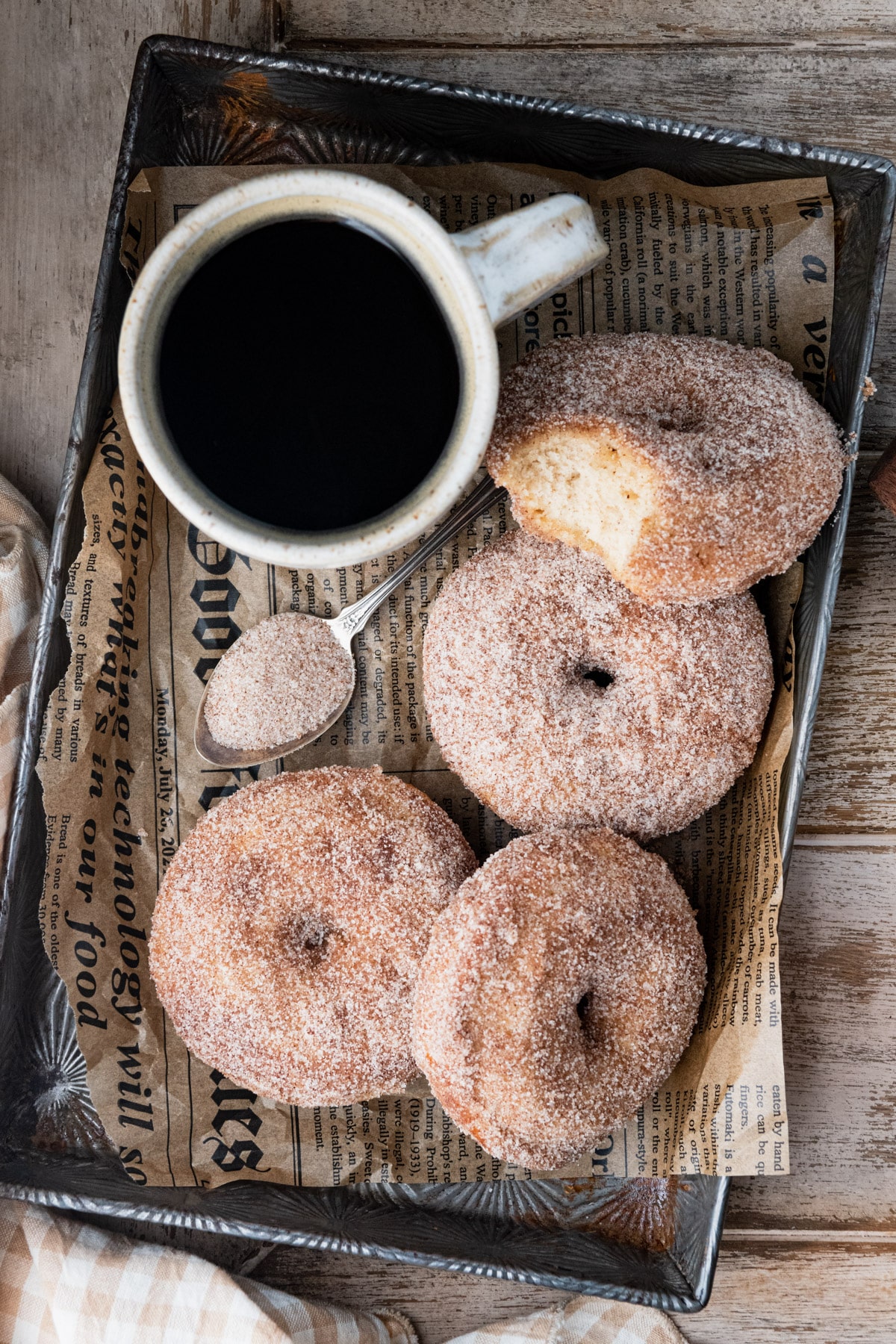 Baked Apple Cider Donuts - The Seasoned Mom
