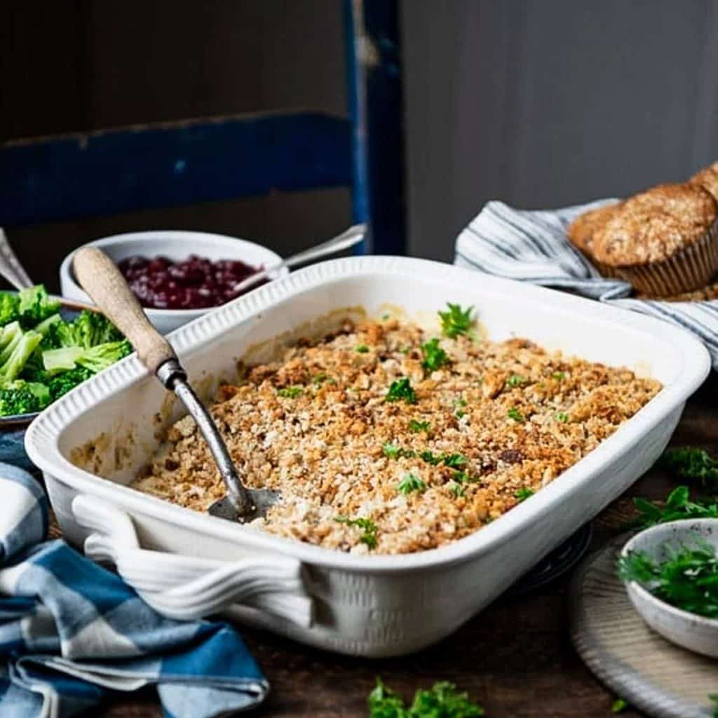 Chicken and Stuffing Casserole - The Seasoned Mom