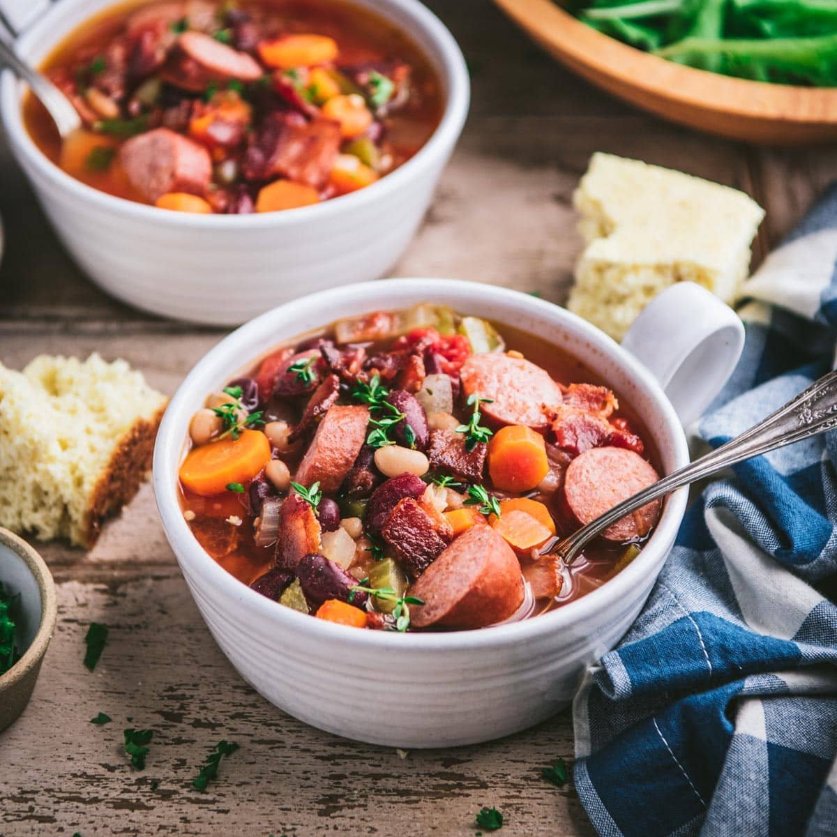 The Best Bean Soup Recipe - The Seasoned Mom