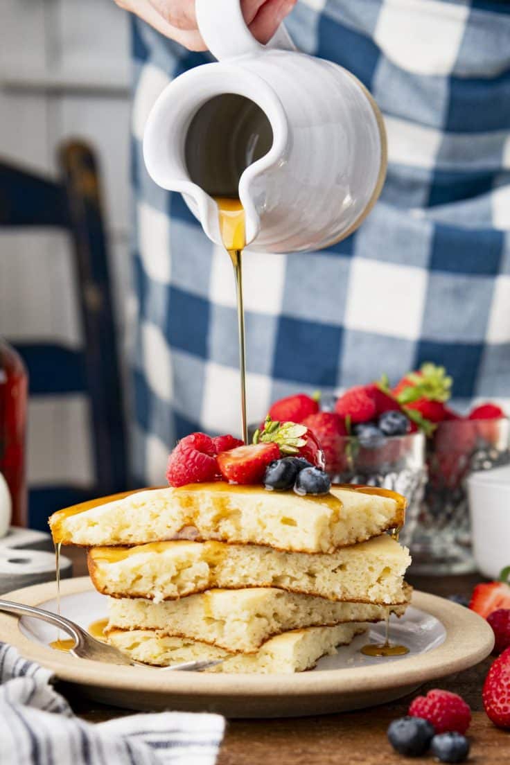 5-Ingredient Baked Pancakes with Pancake Mix