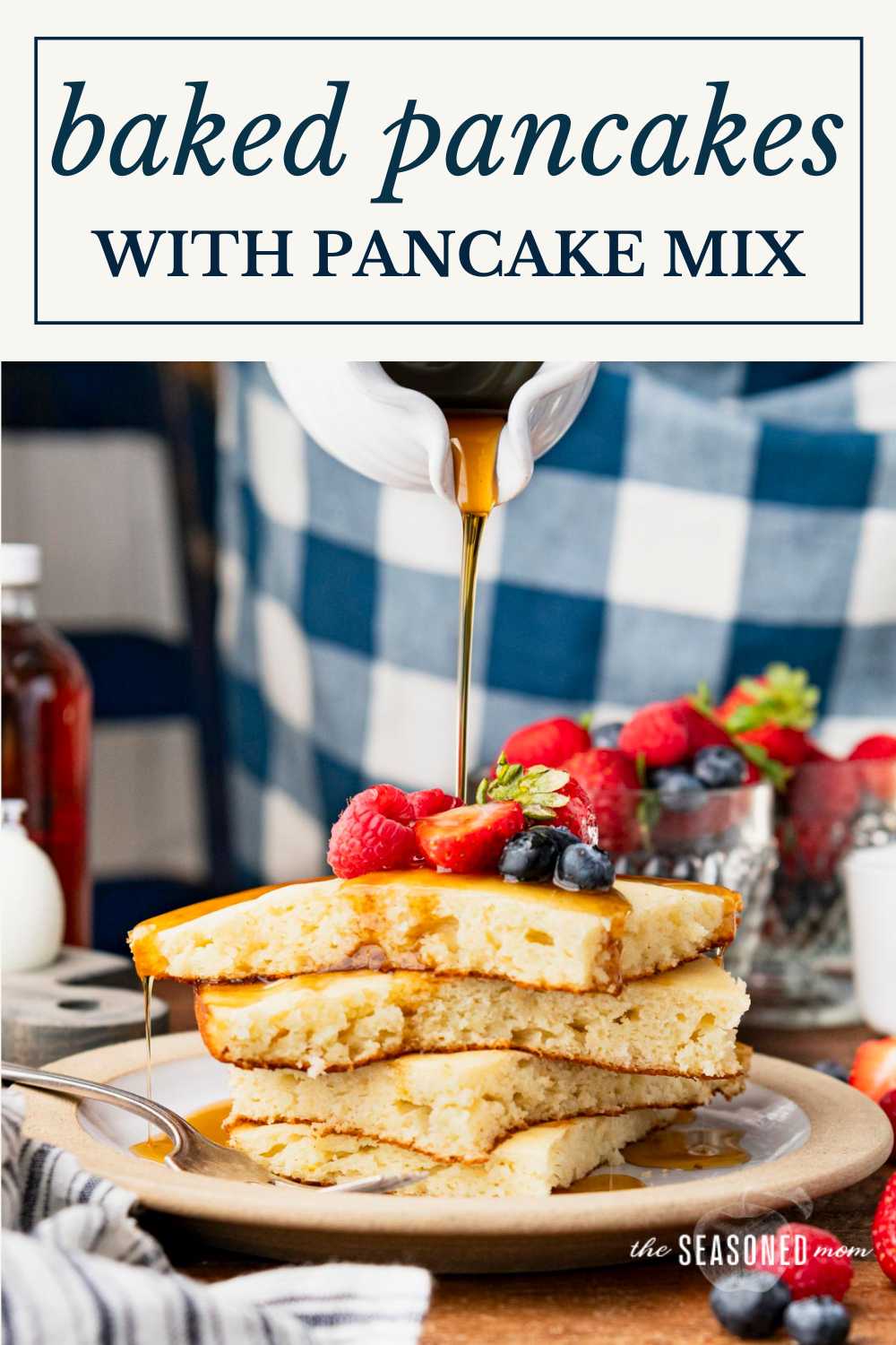 5-Ingredient Baked Pancakes with Pancake Mix